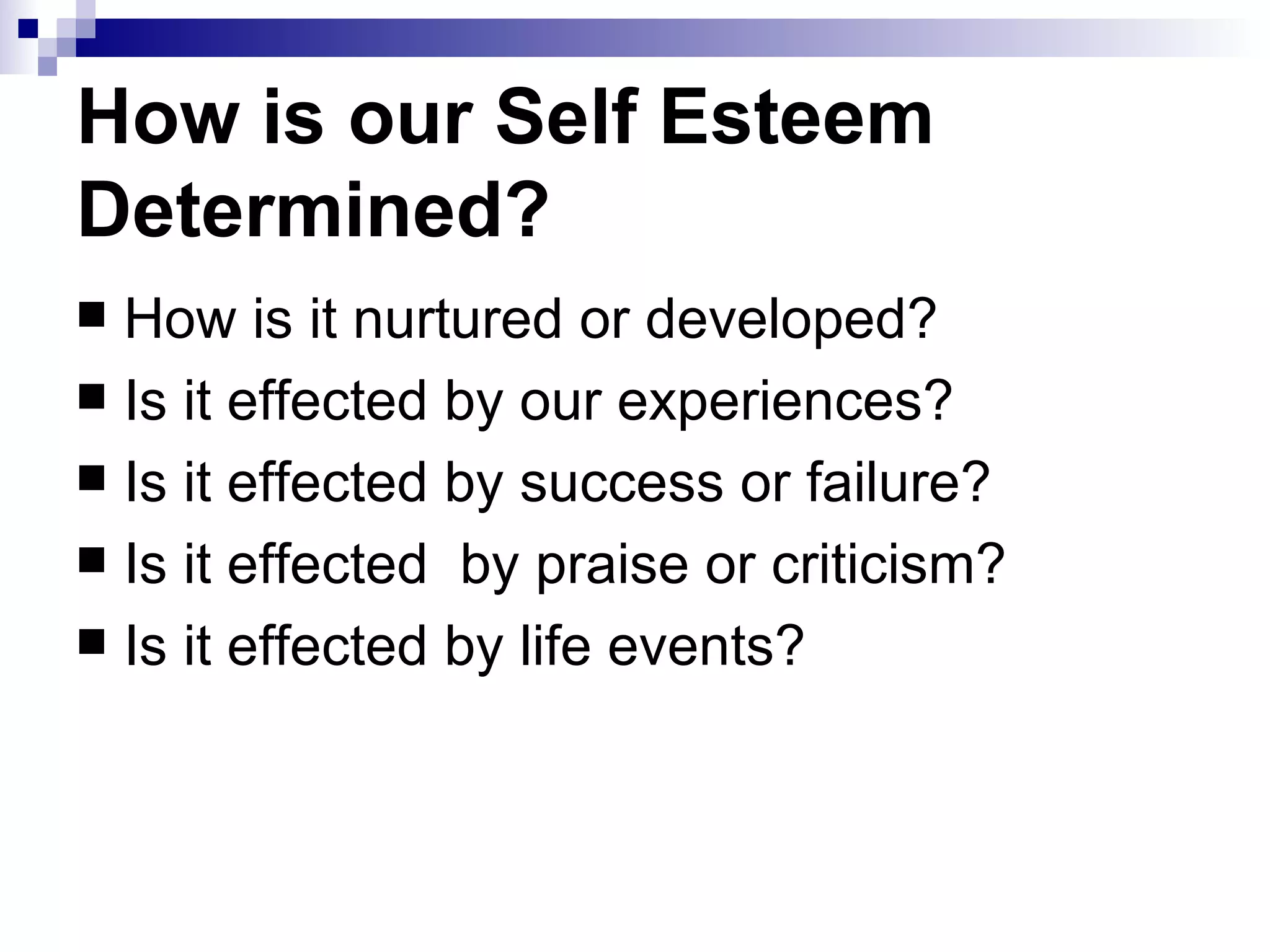 Improving Your Childs Self Esteem | PPT | Parenting Children Aged 4-11 ...
