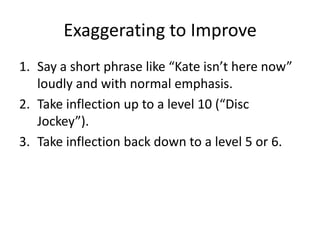 Improving your inflection | PPTX