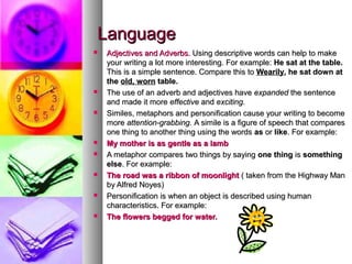 Improving your writing | PPT