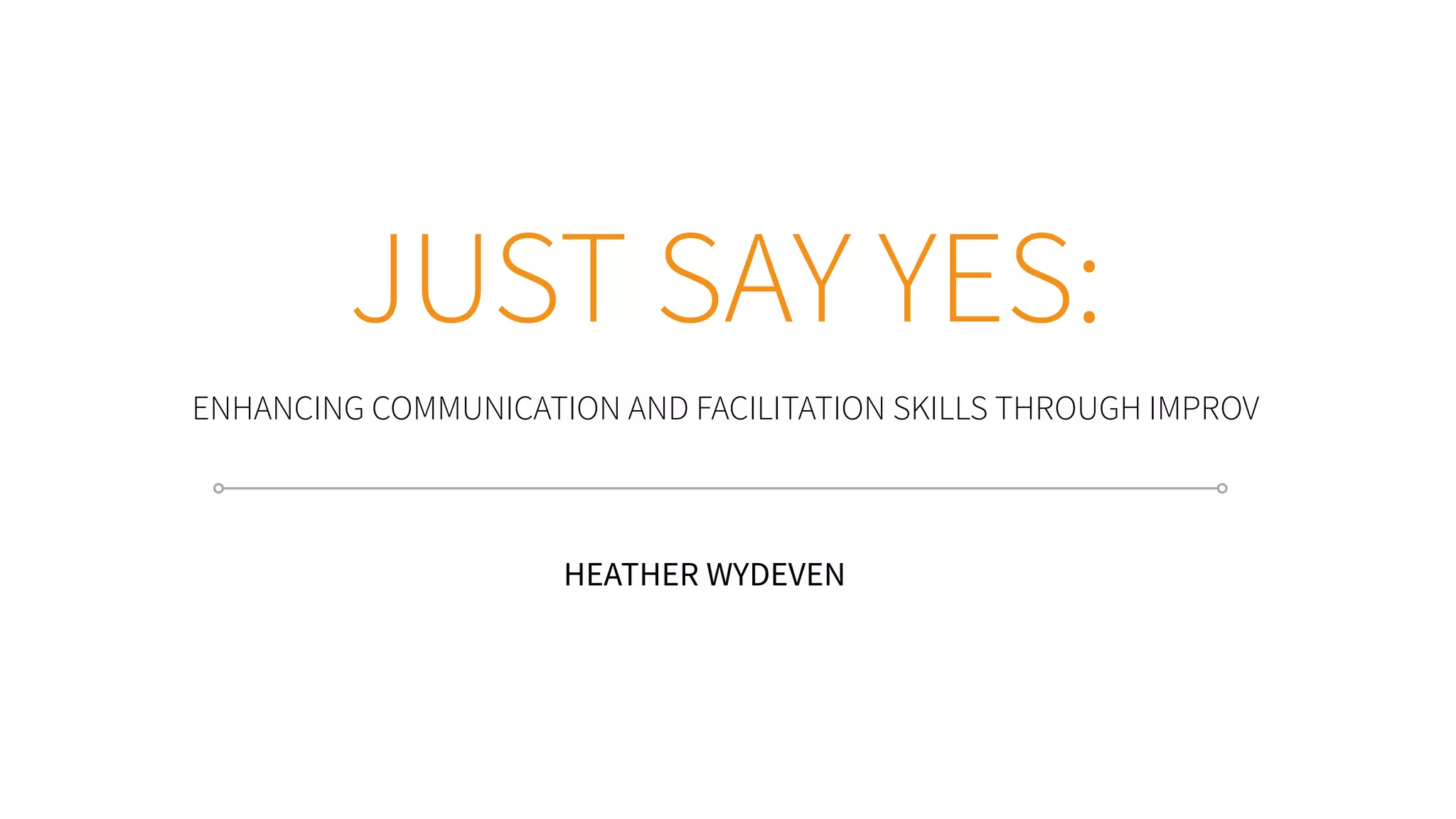 Just Say Yes | PDF