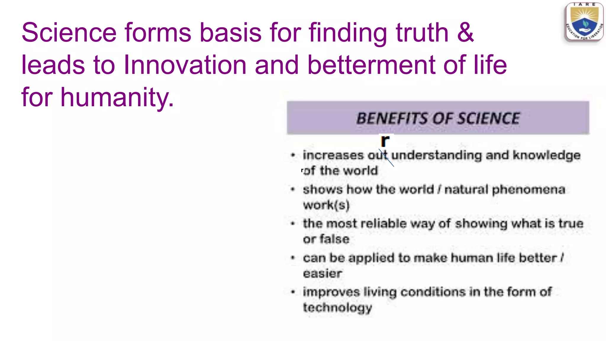Importance of science in innovation.ppt