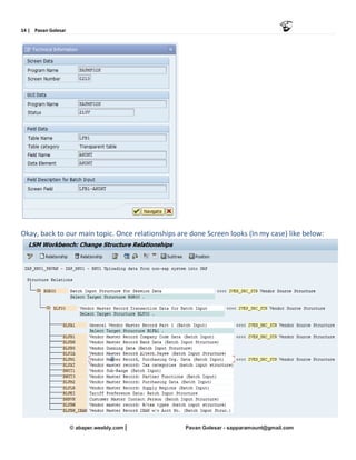 SAP LSMW - Direct input approach v2.5 by Pavan Golesar | PDF