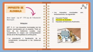 IMPUESTO ALCABALA HECHO POR ESTUDIANTES DE LA UNIVERSIDAD | PPTX