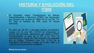 Impuestos internos sobre mercancias y servicios | PPTX