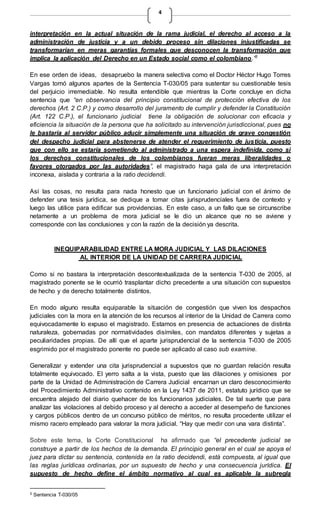 Impugnación Fallo de Tutela - Concurso Empleados | DOCX
