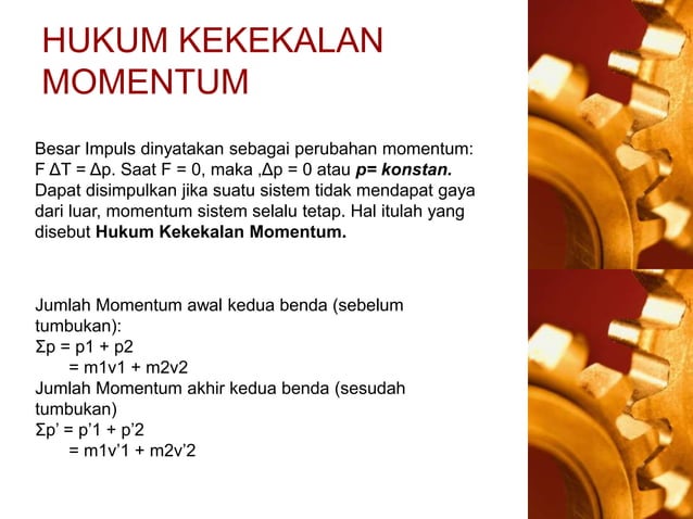 Impuls dan Momentum | PPTX