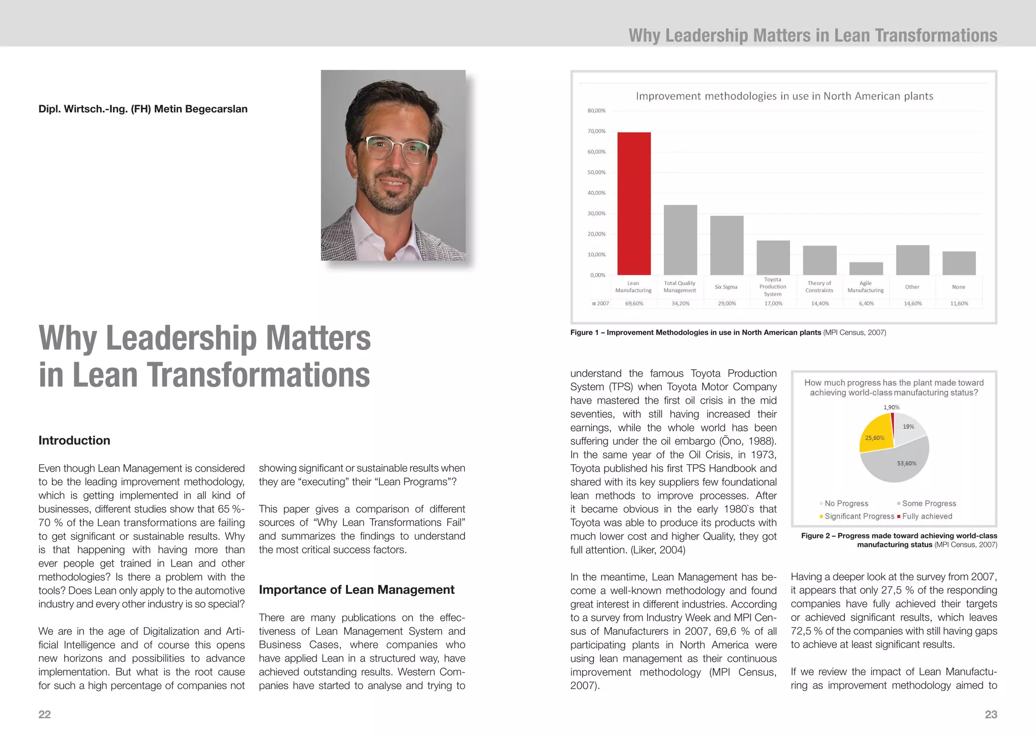 Why Leadership Matters in Lean Transformations | PDF