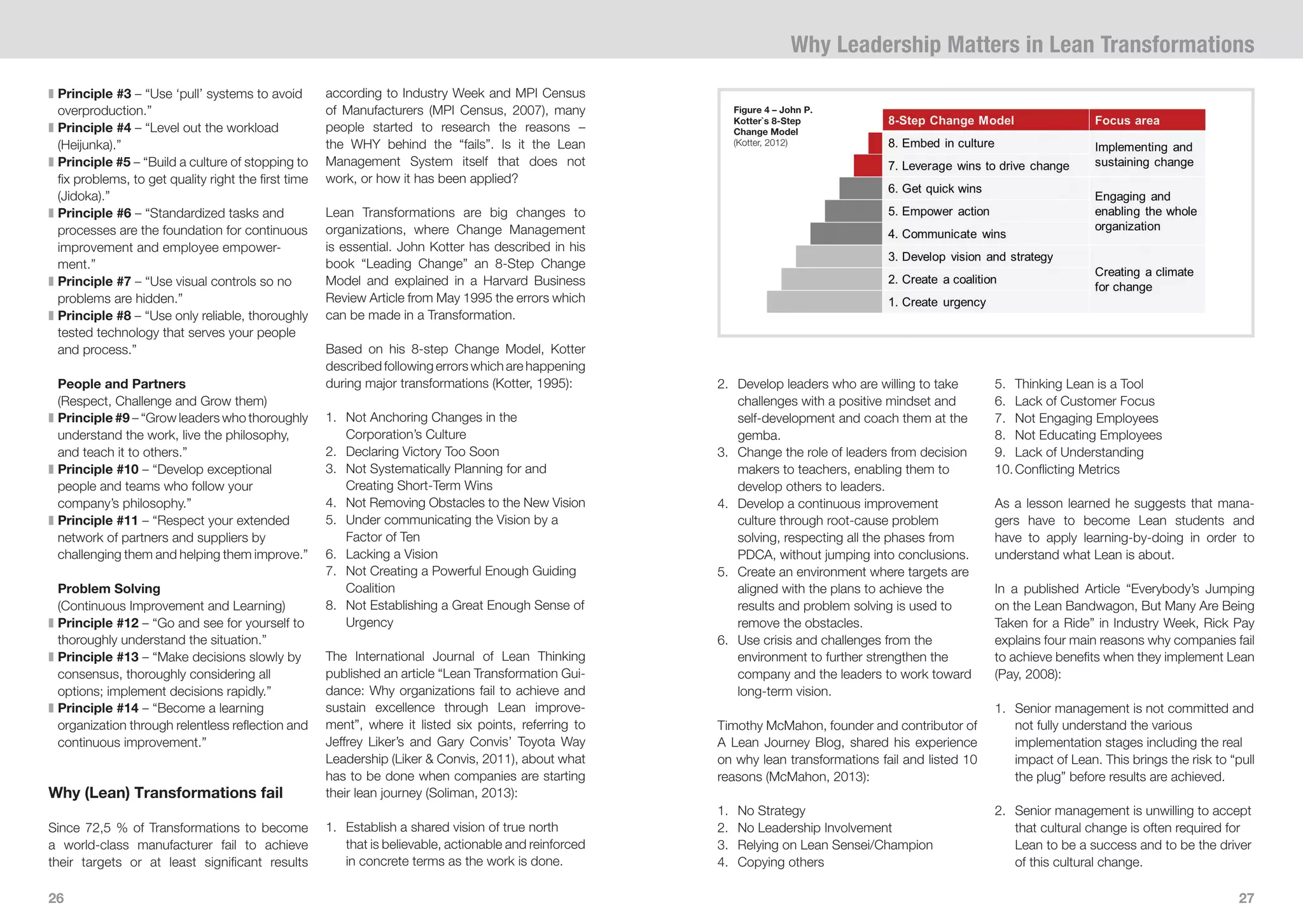 Why Leadership Matters in Lean Transformations | PDF