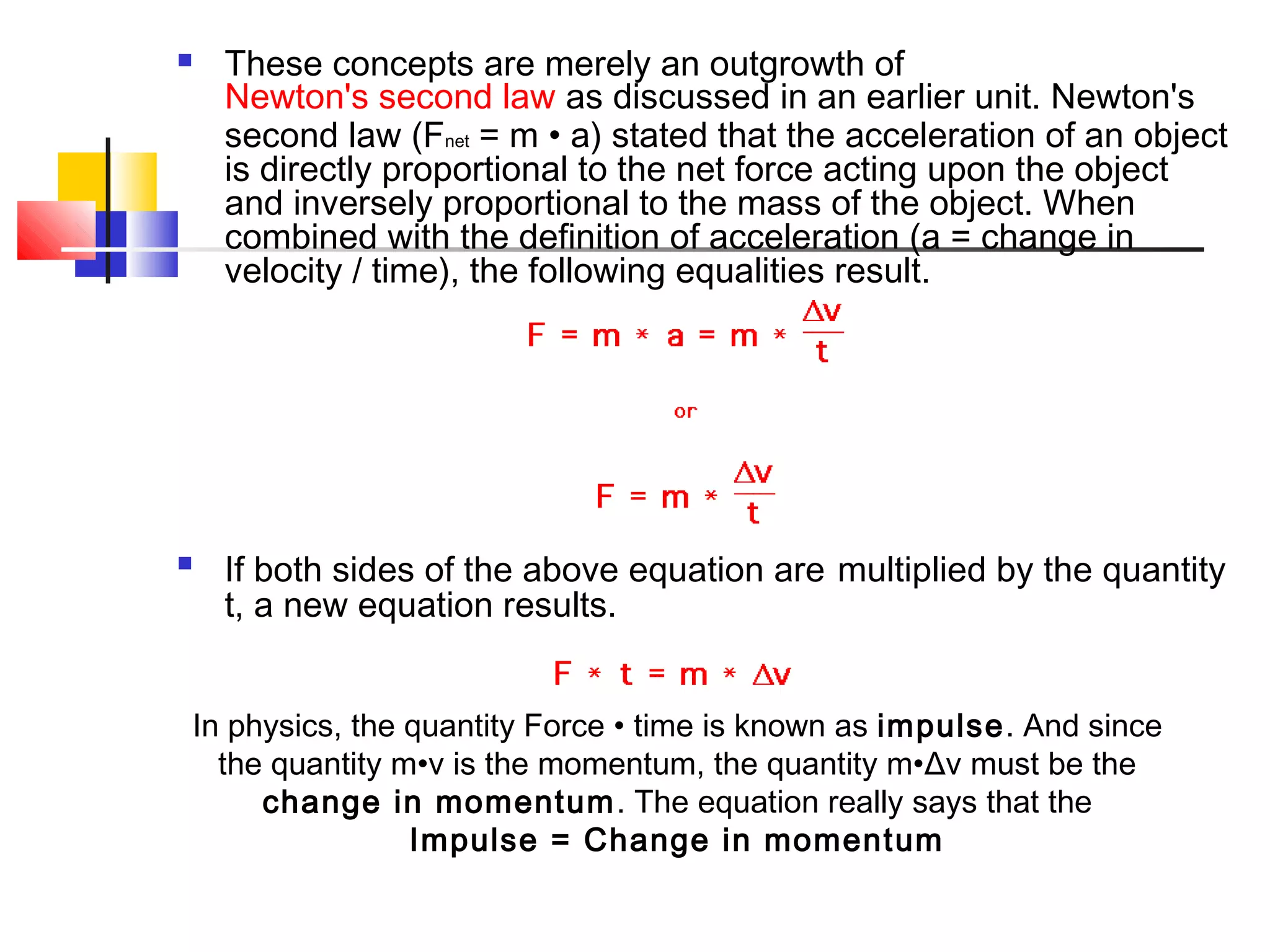 Impulse and momentum(physics) | PPT