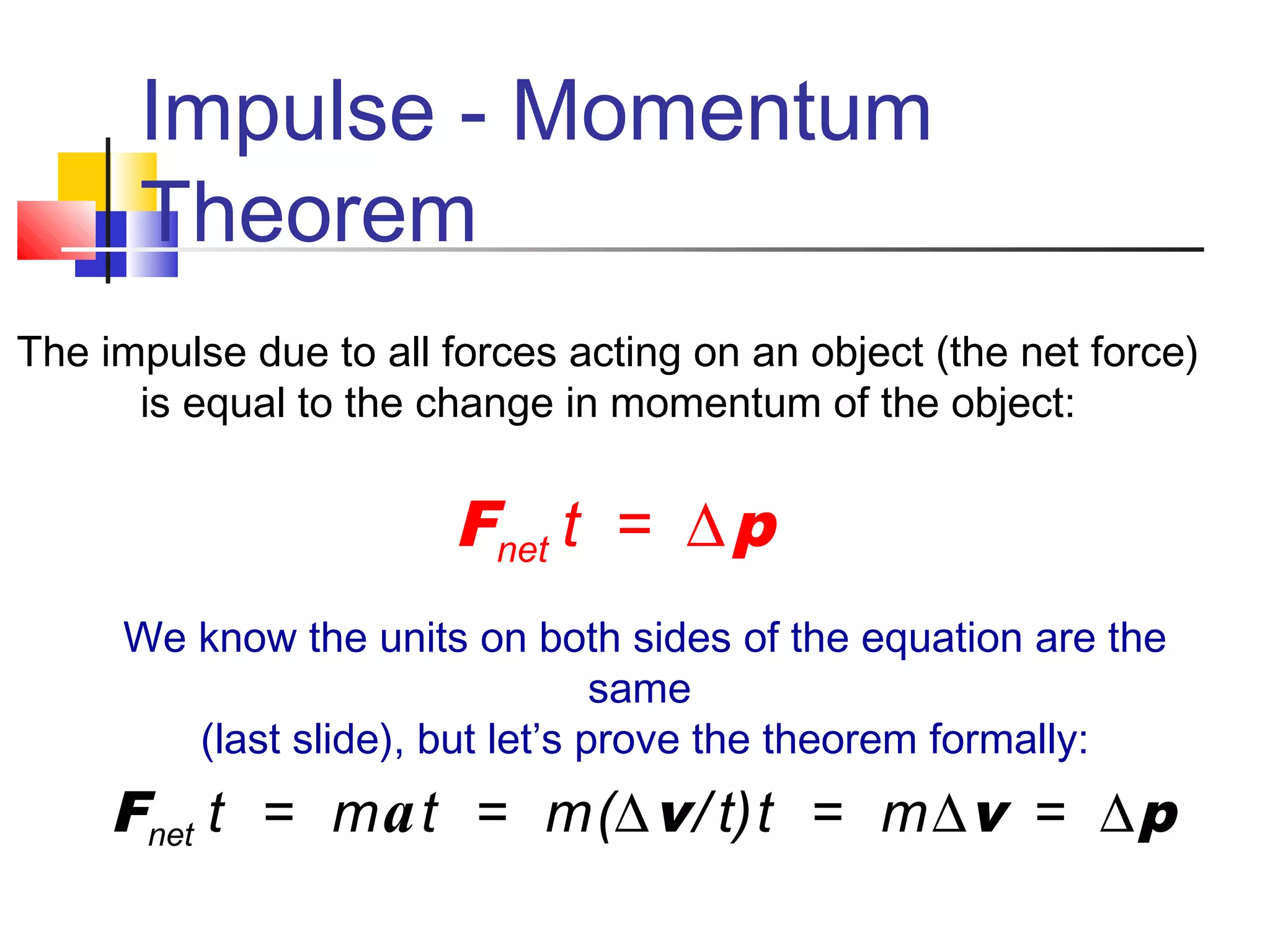 Impulse and momentum(physics) | PPT