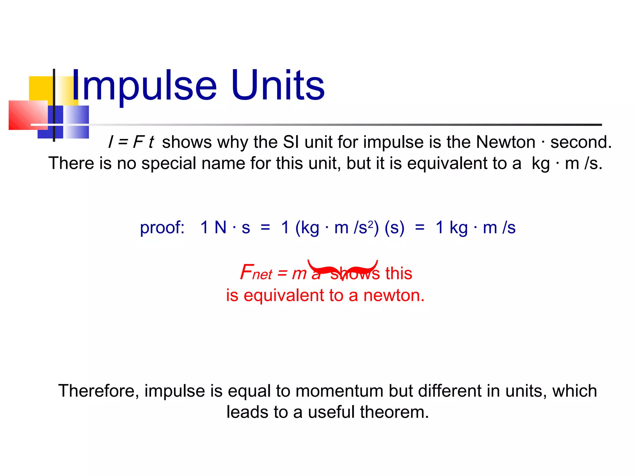 Impulse and momentum(physics) | PPT