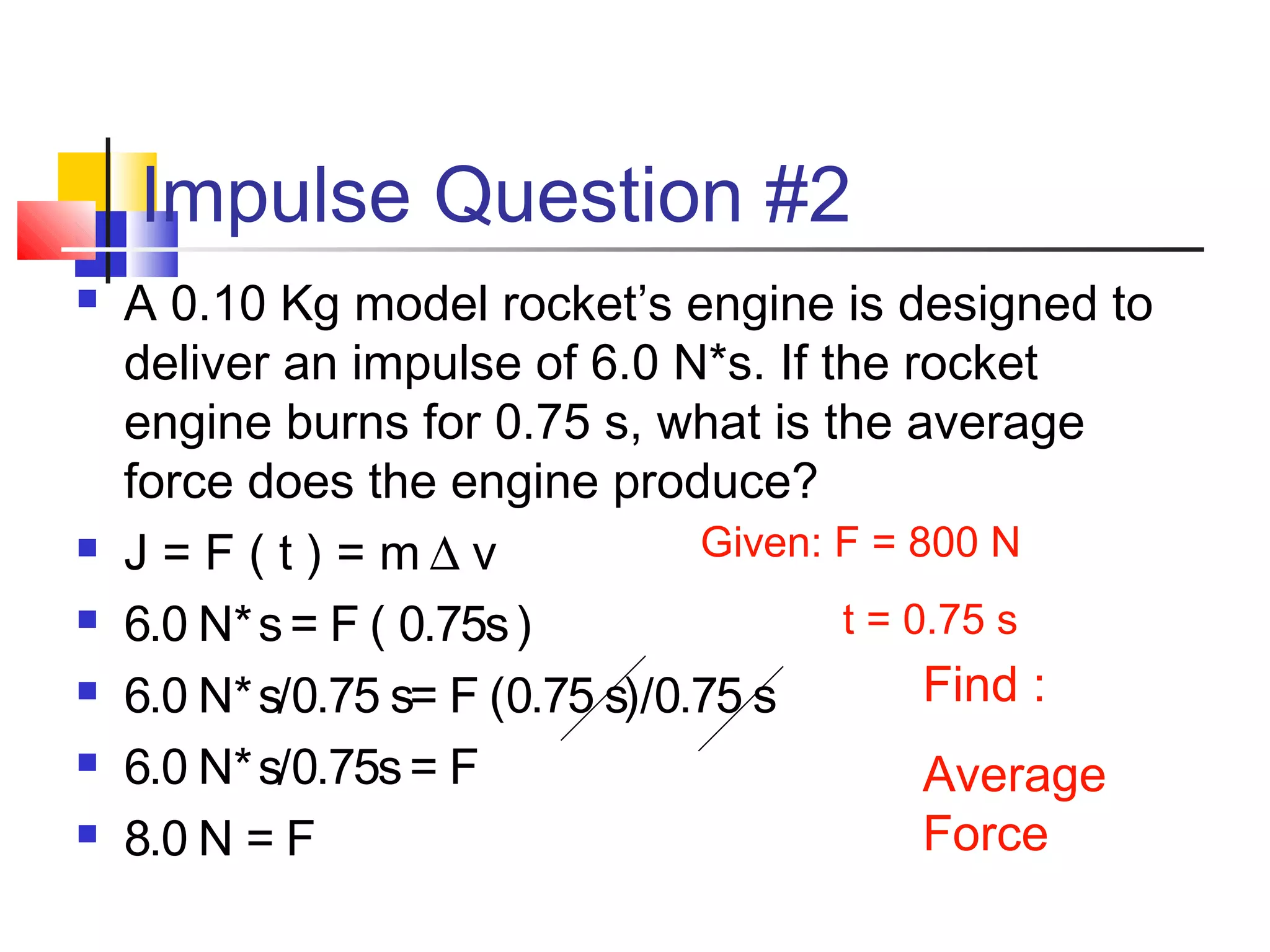 Impulse and momentum(physics) | PPT
