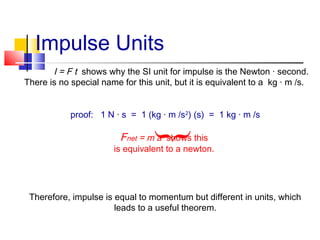 Impulse and momentum(physics) | PPT