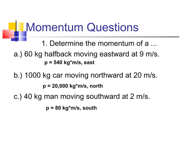Impulse and momentum(physics) | PPT | Physics | Science