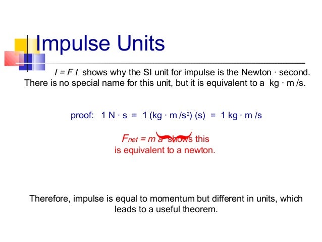 Impulse and momentum(physics)