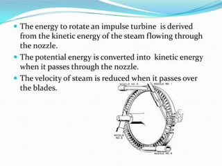 Impulse and reaction turbine of mechanical engineering .pptx