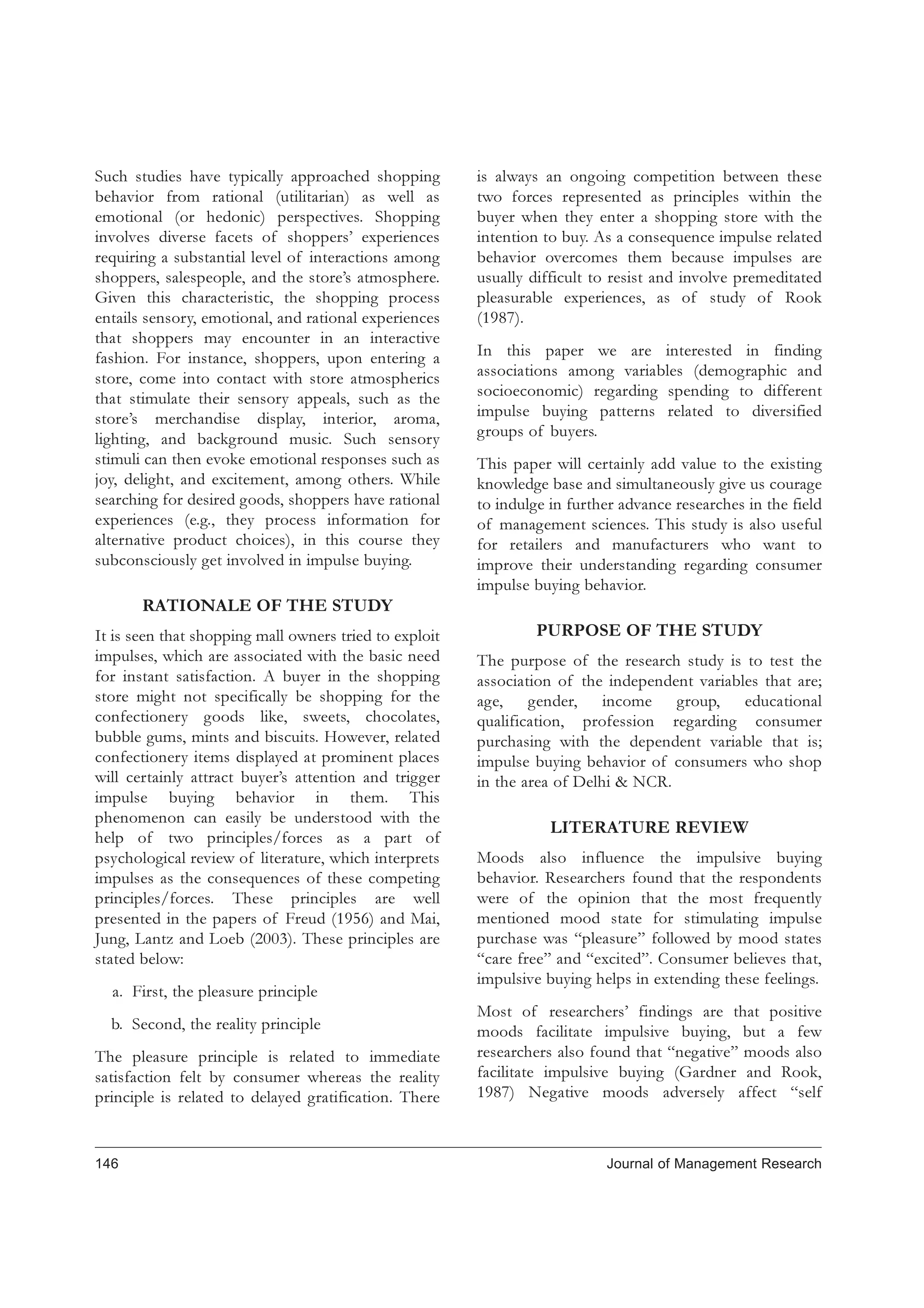 Impulse buying behaviour | PDF