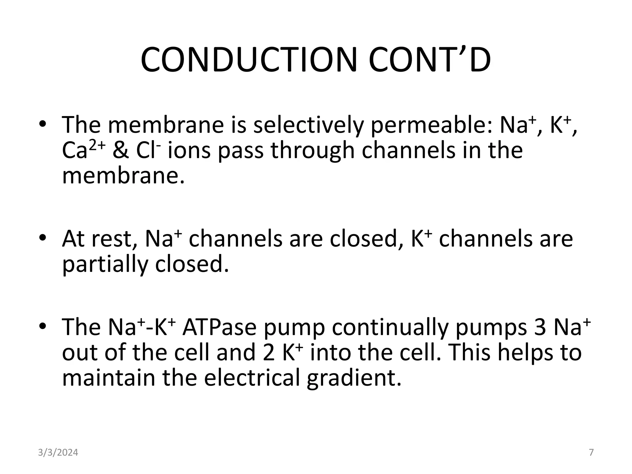 Impulse conduction of Nervous tissue hhh | PPTX