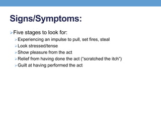 Impulse control disorder | PPTX