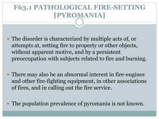 Impulse control disorder | PPTX | Substance Abuse | Diseases and Conditions