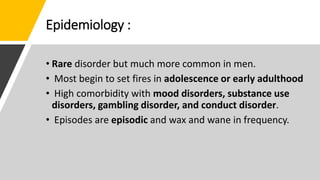 Impulse control disorder | PPTX