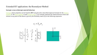 Impulse excitation technique , experimental stress analysis | PPTX