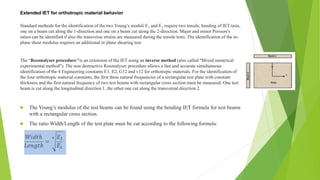 Impulse excitation technique , experimental stress analysis | PPTX