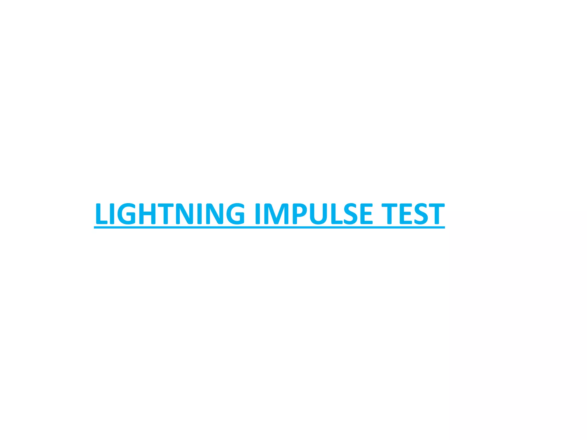 Impulse test for power transformers | PPT | Science
