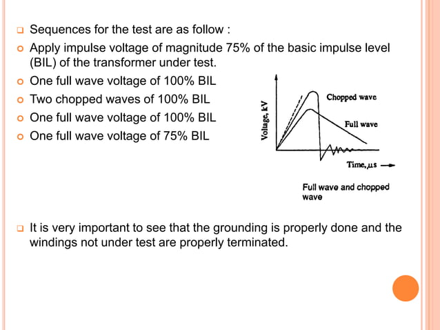 Impulse Testing Of Transformer Pptx Consumer Electronics