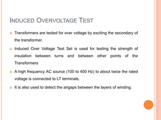 Impulse testing of transformer | PPTX