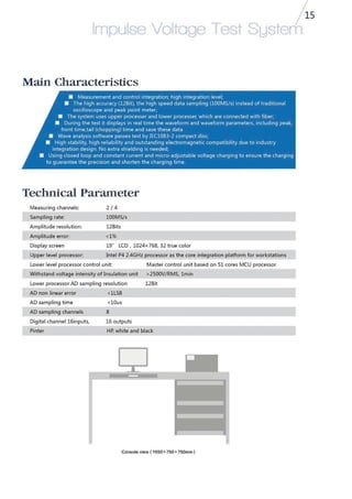 Impulse voltage test system | PDF