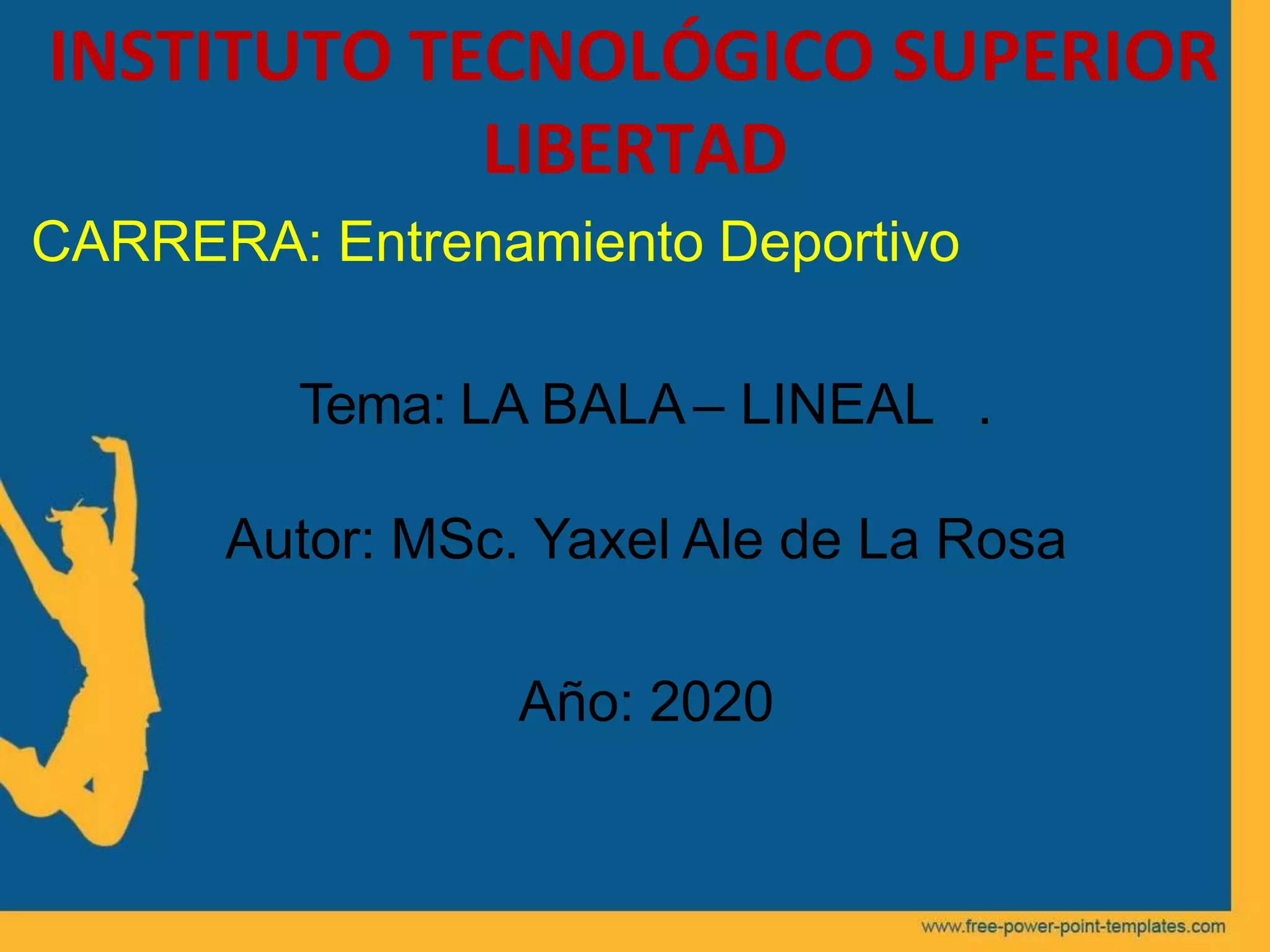 lanzamiento de la bala | PPTX