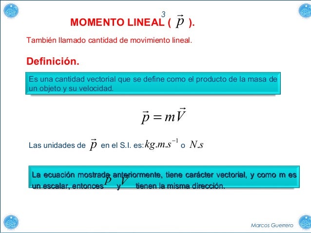 Impulso y momento lineal Física A