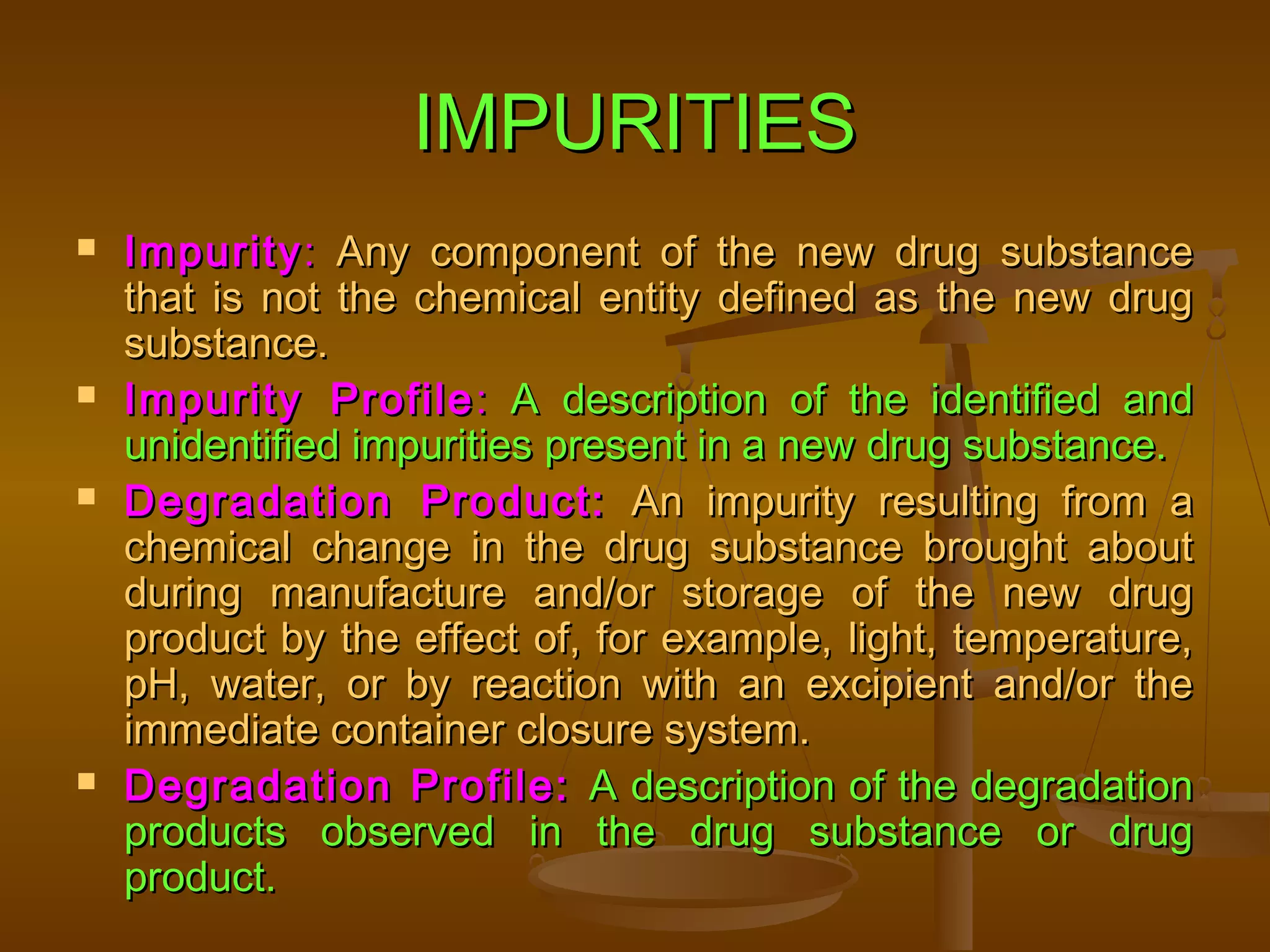 Impurities | PPT
