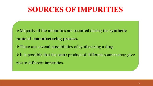 Impurities in API , types and their sources including genotoxic impurities | PPTX