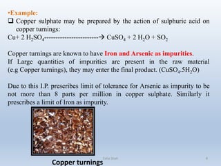 Impurities and their limit test | PDF