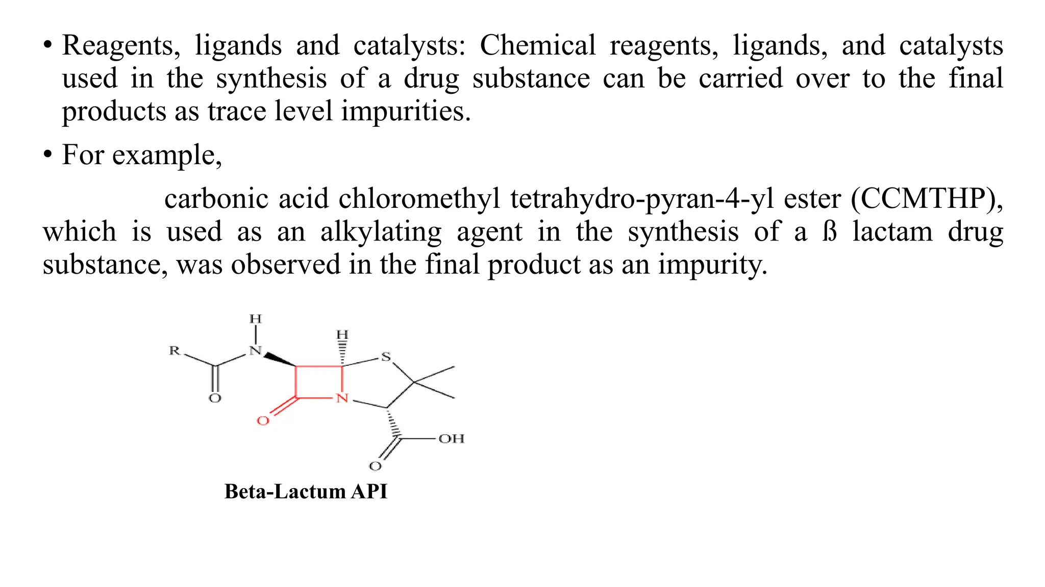 IMPURITIES IN API’s INCLUDING GENOTOXIC IMPURITIES.pptx