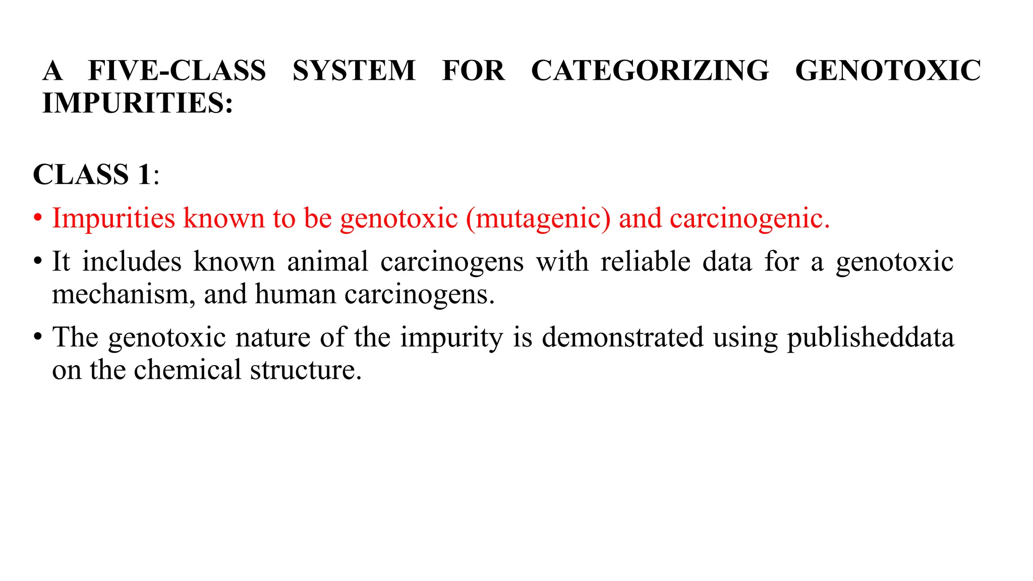 IMPURITIES IN API’s INCLUDING GENOTOXIC IMPURITIES.pptx