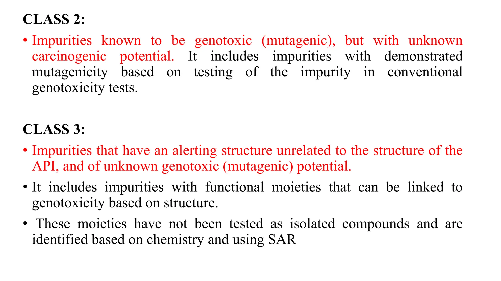 IMPURITIES IN API’s INCLUDING GENOTOXIC IMPURITIES.pptx