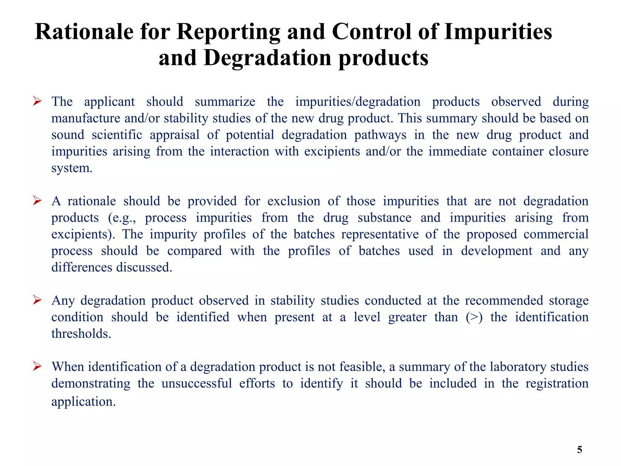 Impurities in drug substances and drug products | PPTX