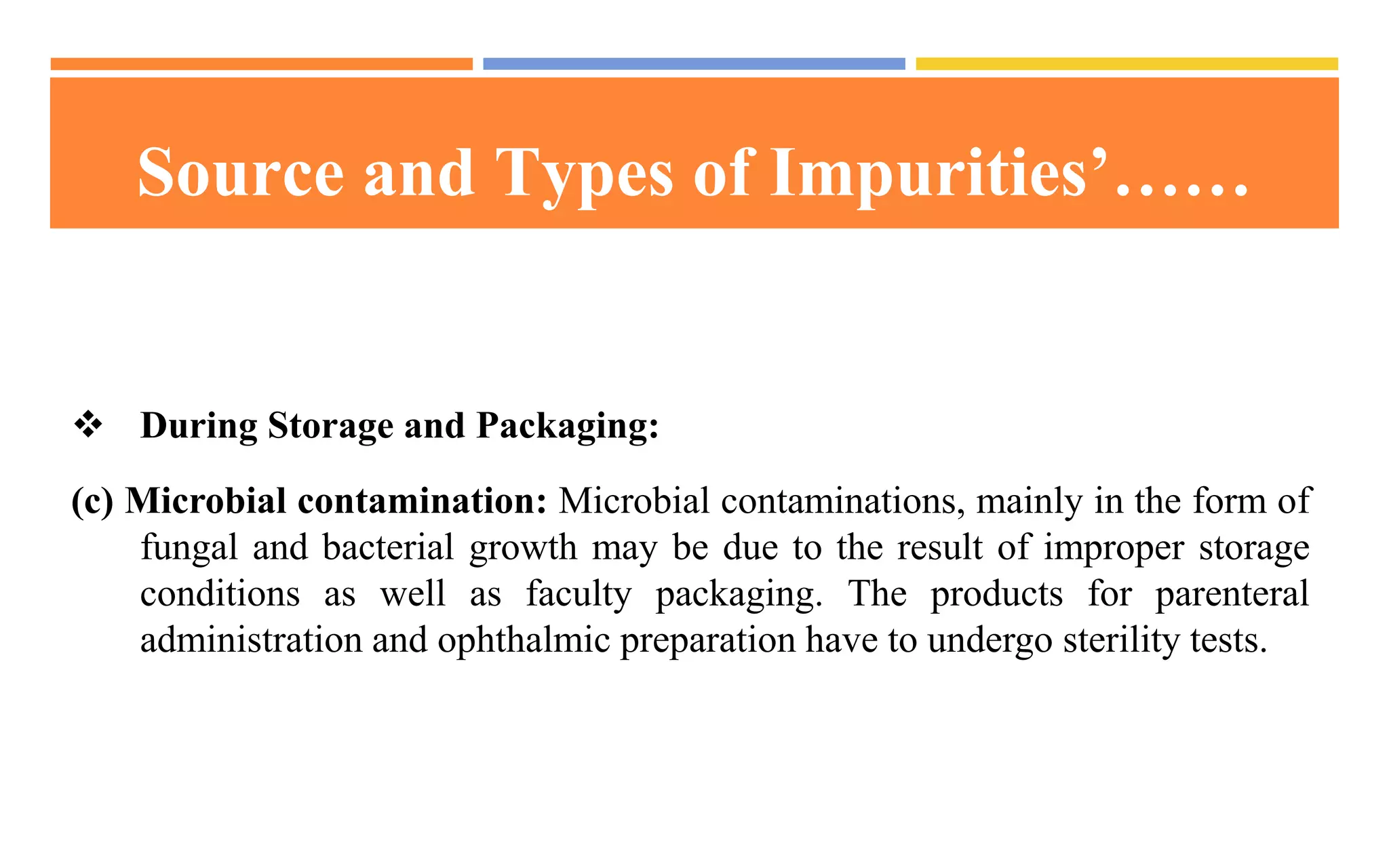 Impurities in pharmaceutical substances | PPTX