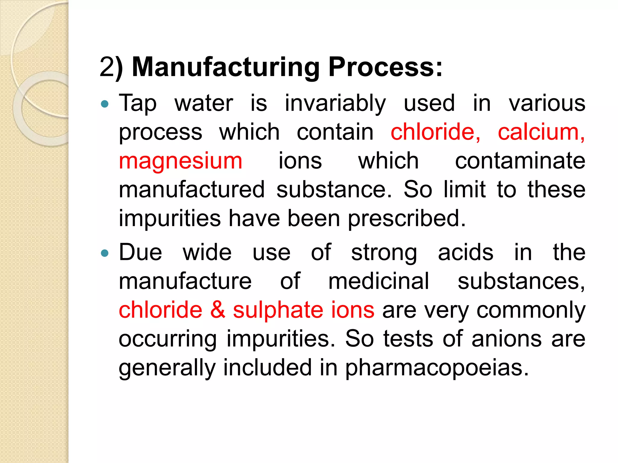 Impurities in pharmaceutical substances | PPTX