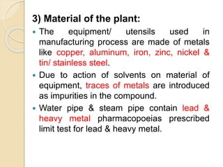 Impurities in pharmaceutical substances | PPTX