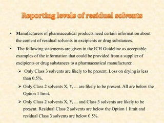 Impurities in residual solvents raj presentation | PPTX