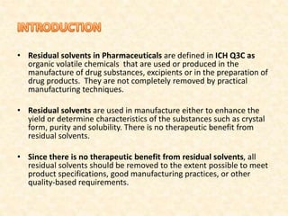 Impurities in residual solvents raj presentation | PPTX