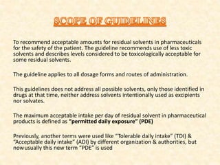 Impurities in residual solvents raj presentation | PPTX