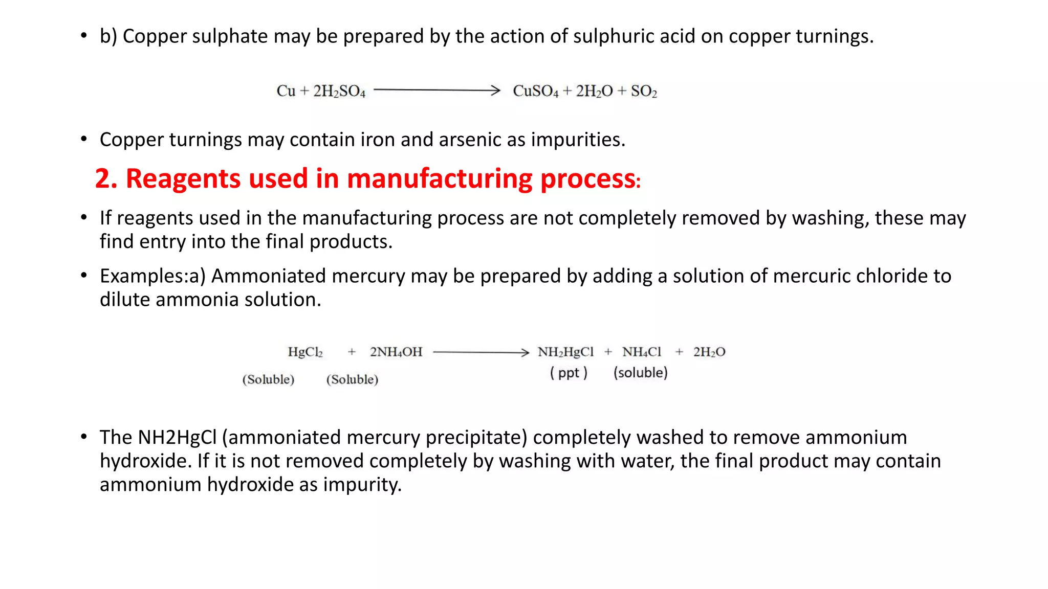 IMPURITY SOURCES AND TYPES | PPTX