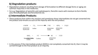 IMPURITY SOURCES AND TYPES | PPTX