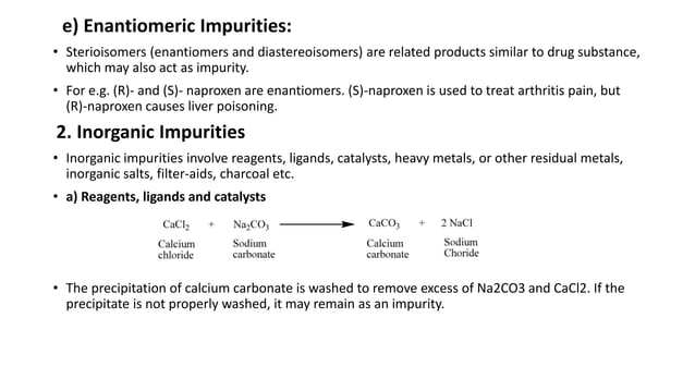 IMPURITY SOURCES AND TYPES | PPTX