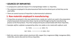 IMPURITY SOURCES AND TYPES | PPTX